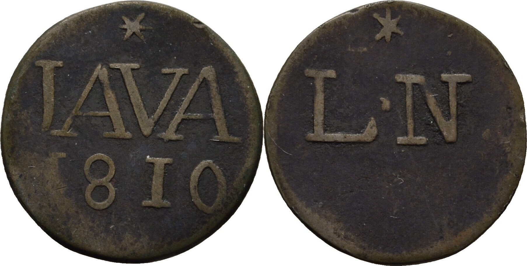 Niederlande Indien Java 1 Duit 1810 ss | MA-Shops