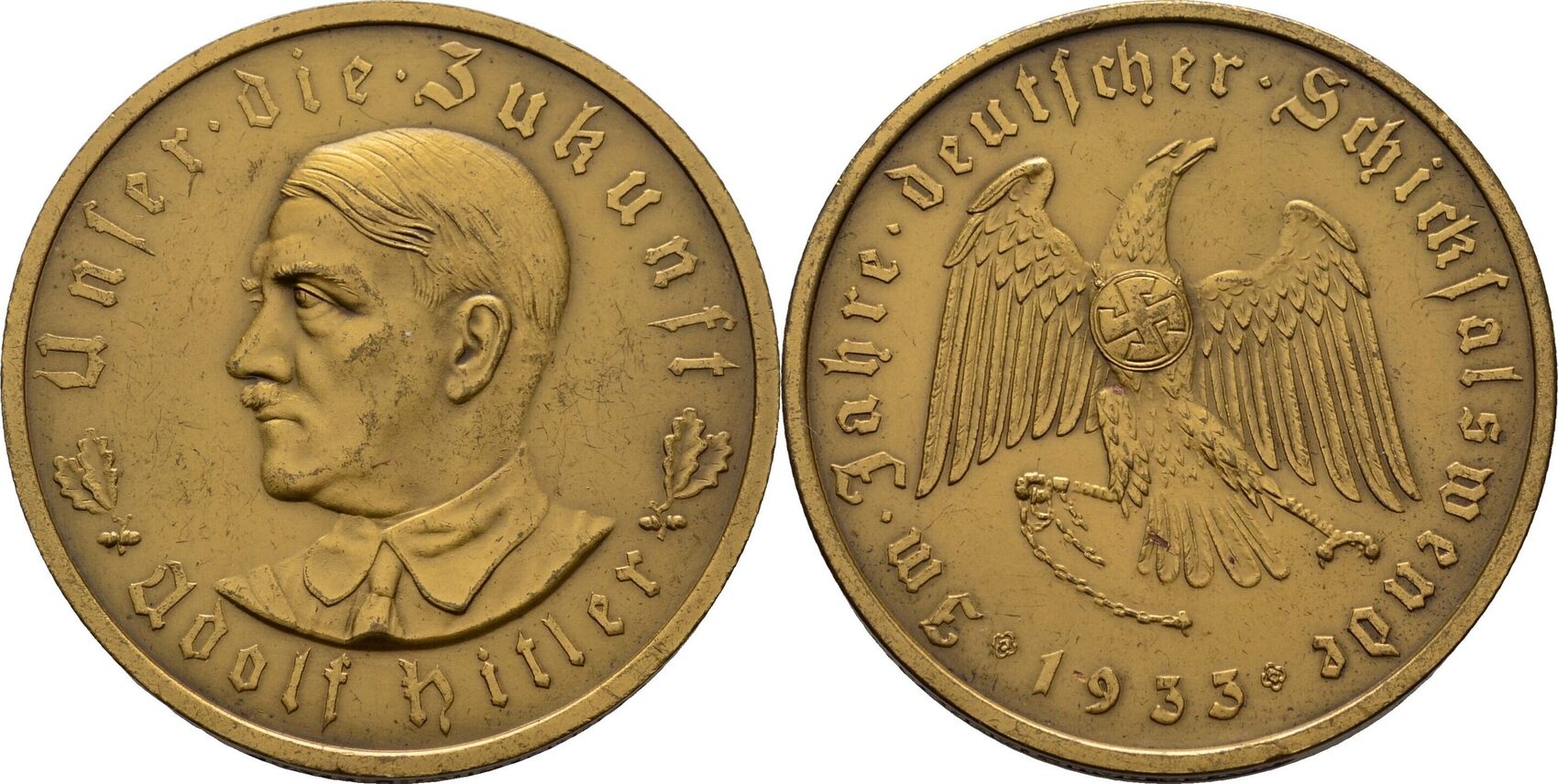 Deutsches Reich Medaille 1933 Adolf Hitler ss | MA-Shops