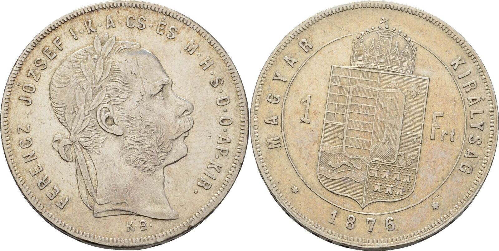 Österreich Ungarn Kremnitz Forint 1876 Franz Joseph, 1848-1916 ss | MA-Shops
