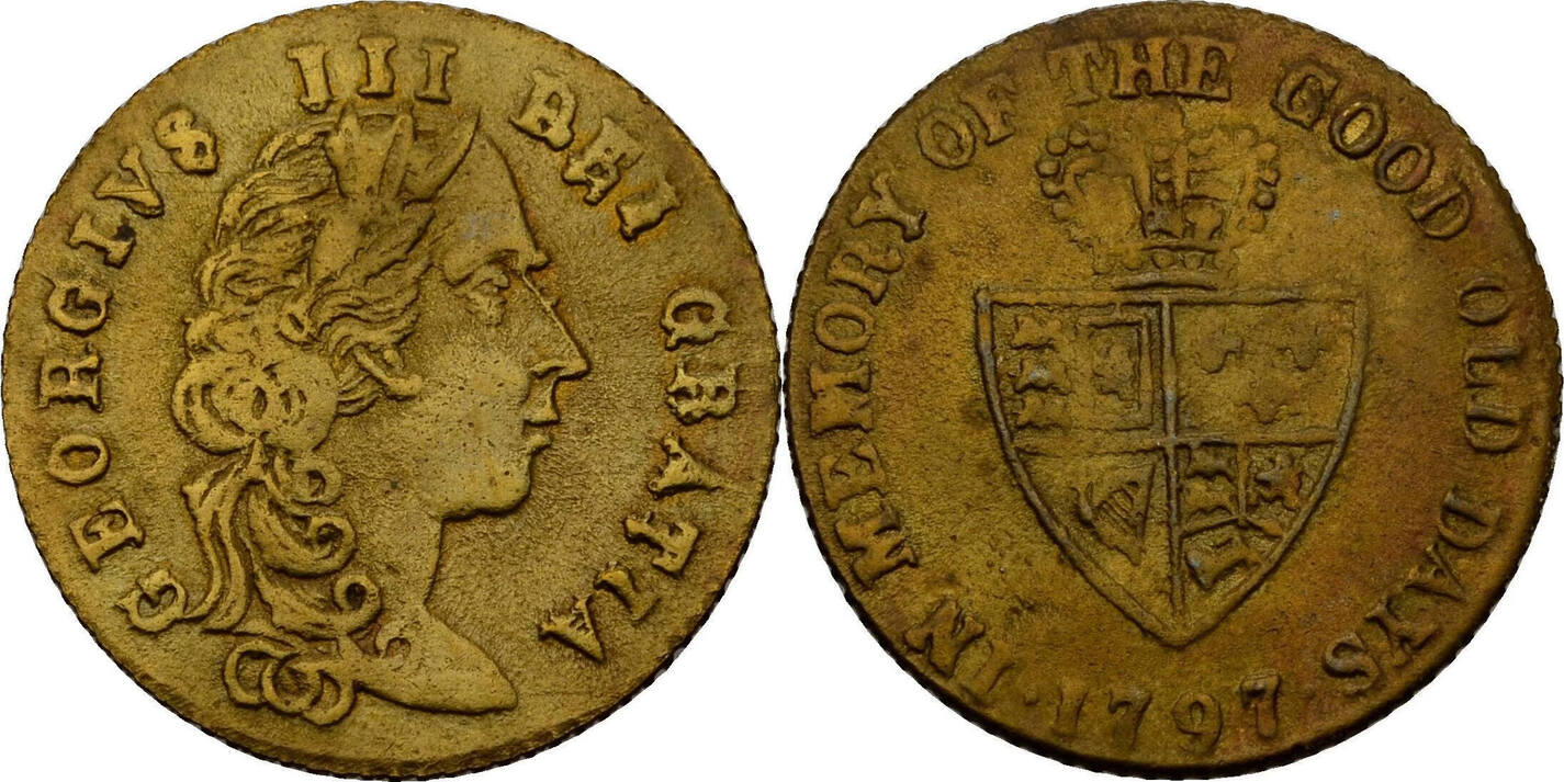 Nürnberg Rechenpfennig Jeton 1797 Georg III. ss | MA-Shops