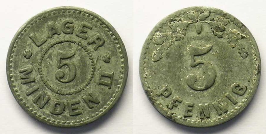 Münzen 5 Pf Minden (Rheinprovinz) Lager Minden II TTB ss | MA-Shops