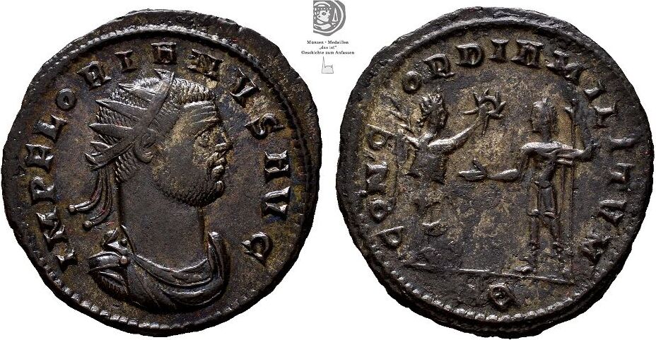 RÖMISCHE KAISERZEIT Antoninian 276 n. Chr. FLORIANUS Cyzicus vz - | MA ...