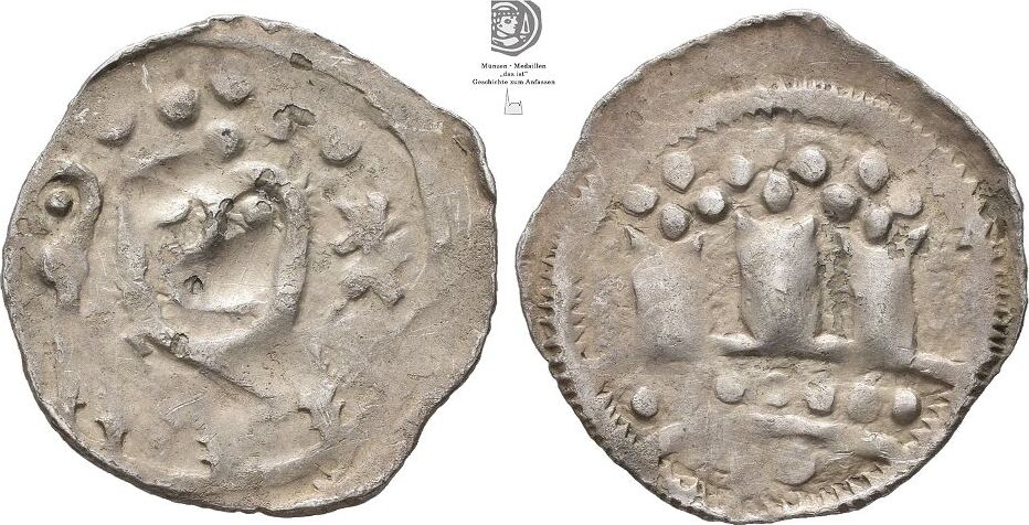 ÖSTERREICH Pfennig 1147-1164 Eberhard I. FRIESACH CNA Ca6 s. sch | MA-Shops