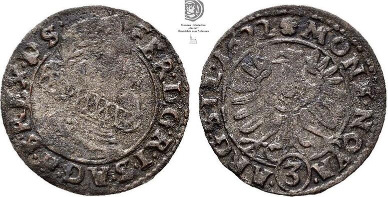 MÄHREN / SCHLESIEN 3 Kipperkreuzer 1622 Stände MÄHREN und SCHLESIEN ...