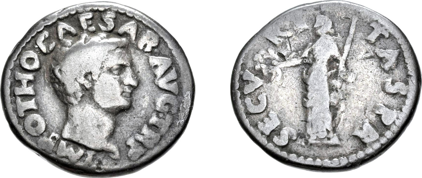 Roman Empire 69 AD. Otho AR Denarius – SECVRITAS P R Ch F | MA-Shops