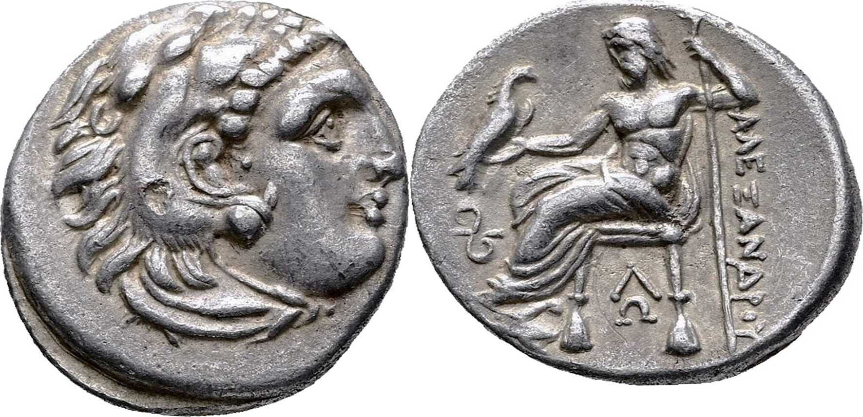 Ancient Greek 323 – 317 BC. Alexander III “The Great” AR Drachm ...