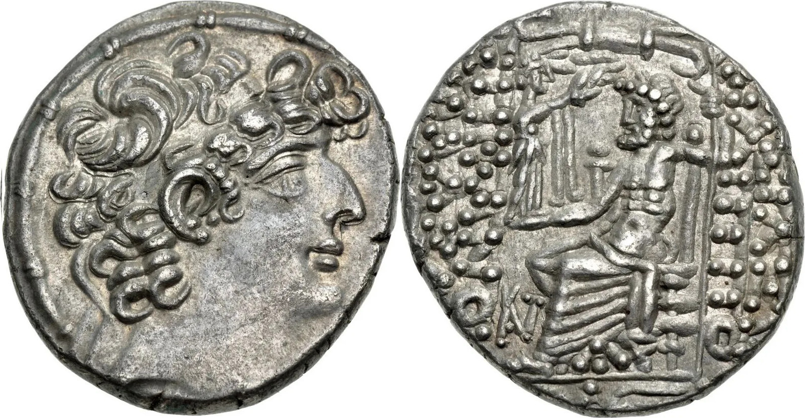 Provincial 46 – 44 BC. Q. Caecilius Bassus AR Tetradrachm of Antioch ...