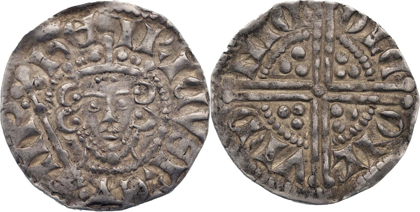 England 1250-1272 Henry III AR Penny - Voided Long Cross 5b2 (London ...