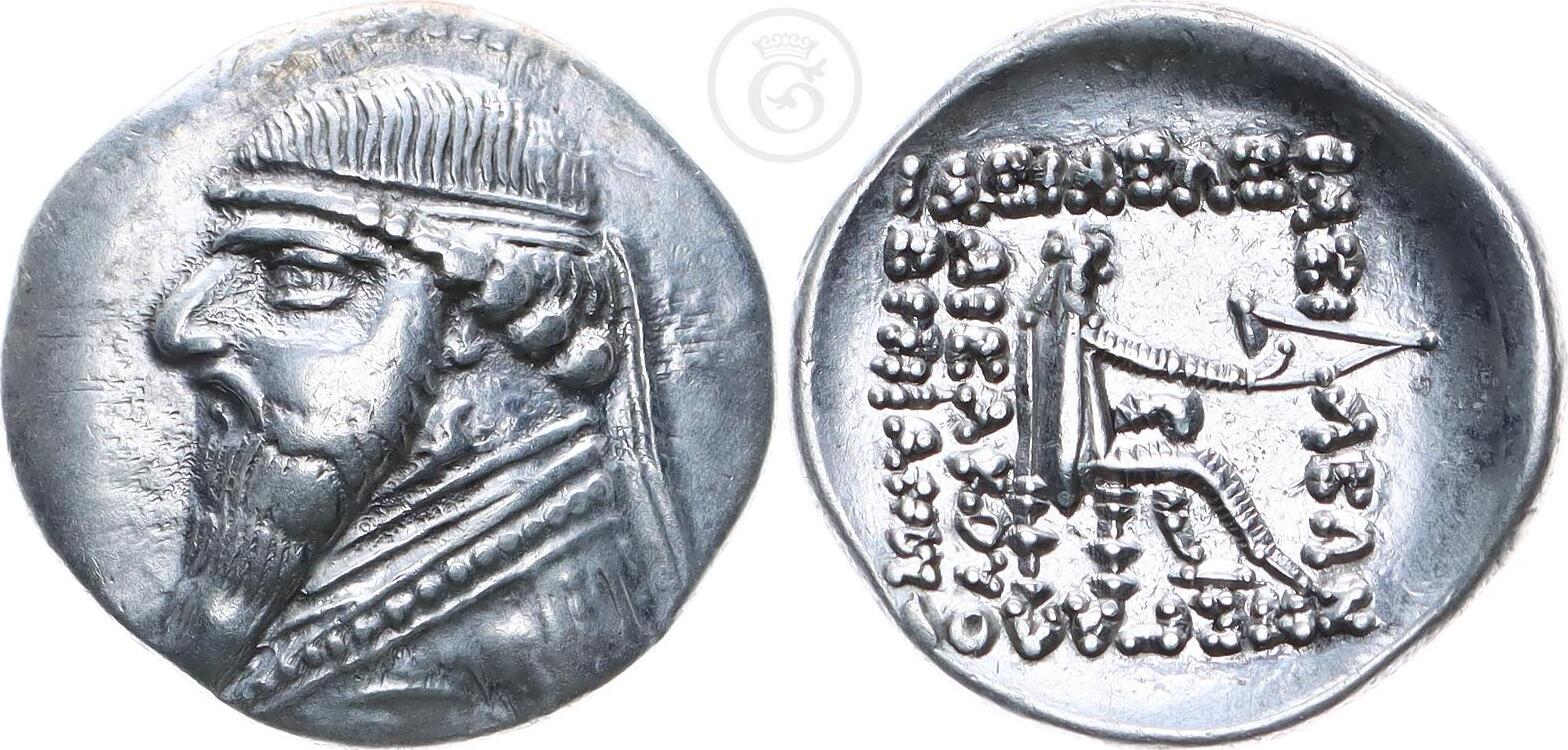 Parthia Drachme 123-88 v. Chr Antikes Griechenland - Parther - Ekbatana ...