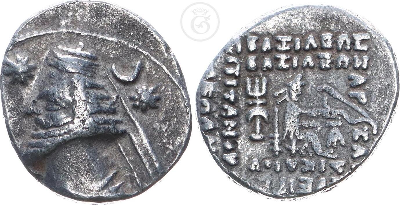 Parthia Drachme 57-38 v. Chr. Antikes Griechenland - Parther - Ekbatana ...