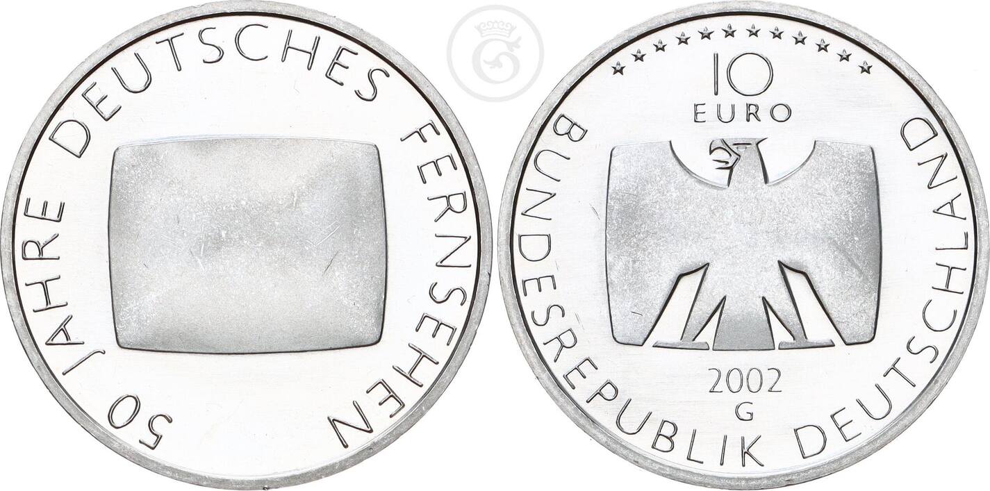 Deutschland BRD 10 Euro 2002 10 € Gedenkmünze - 50 Jahre Deutsches ...
