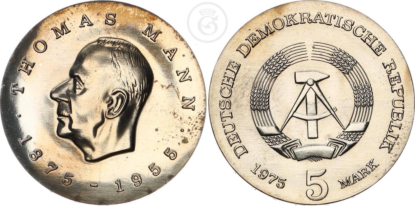 DDR 1975 5 Mark Thomas Mann fast Stempelglanz | MA-Shops
