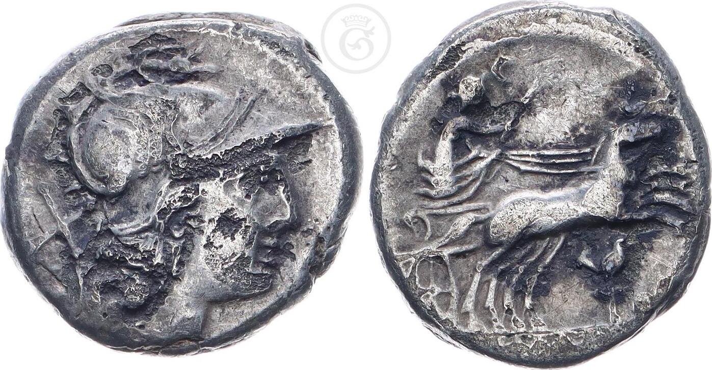 Römische Republik Denar 189-180 v. Chr. Rom - Republikanische Prägungen ...