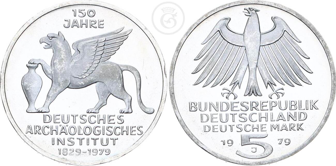 Deutschland BRD 5 Mark 1979 5 Deutsche Mark - 150 Jahre Deutsches ...