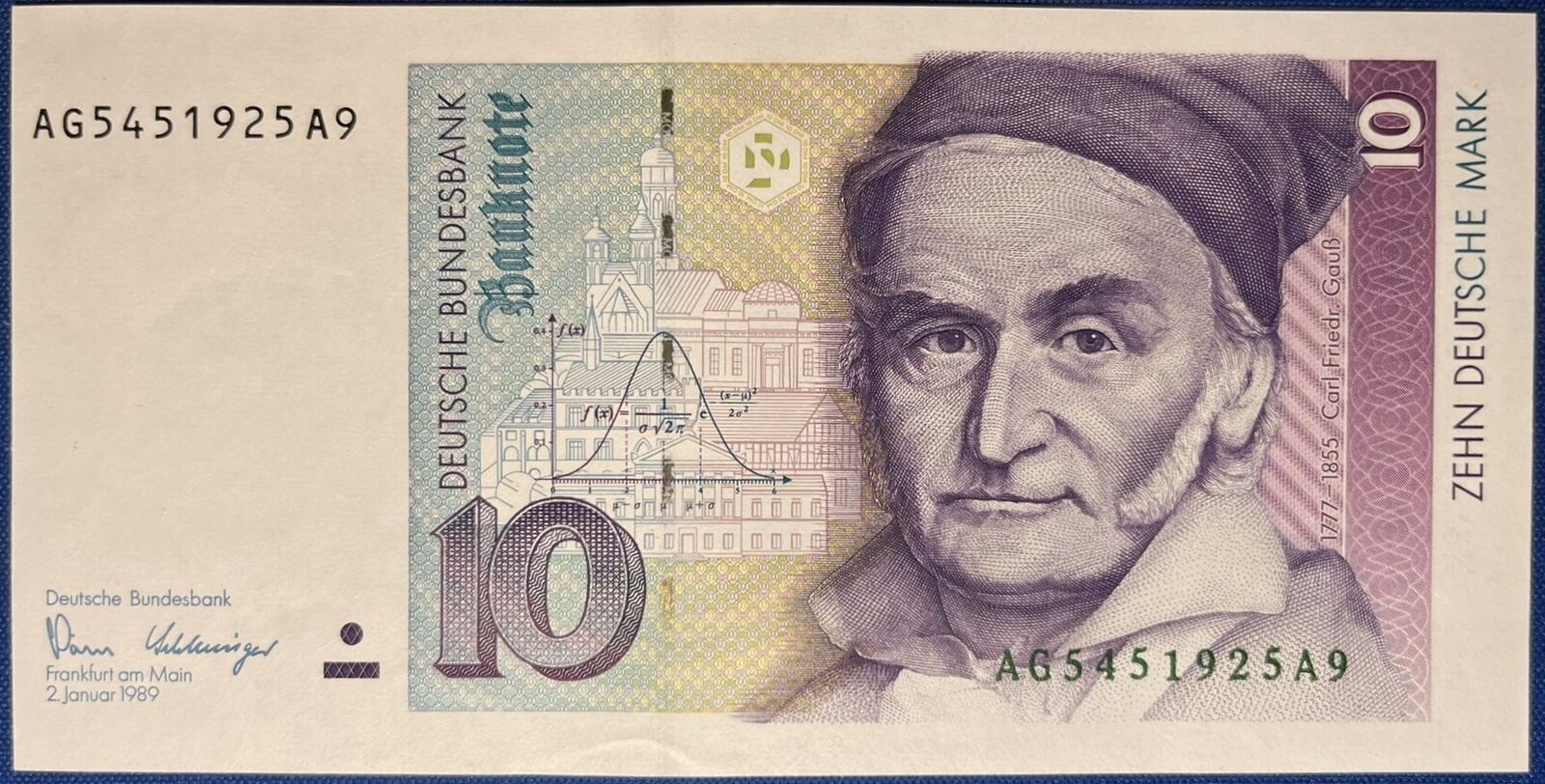 Deutschland BRD 10 Deutsche Mark 1989 10 DM Banknote I- | MA-Shops