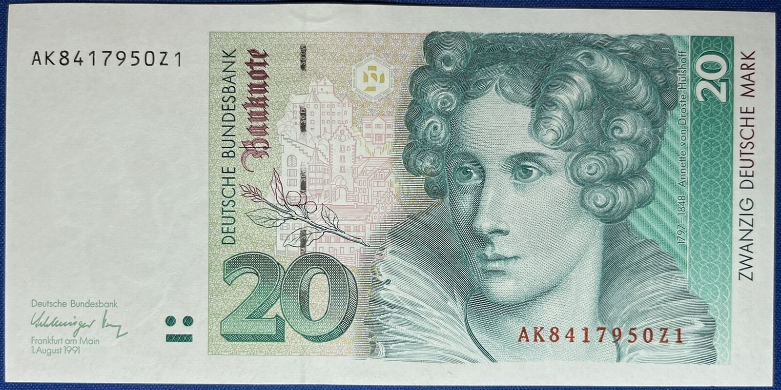 Deutschland BRD 20 Deutsche Mark 1991 20 DM Banknote I- | MA-Shops