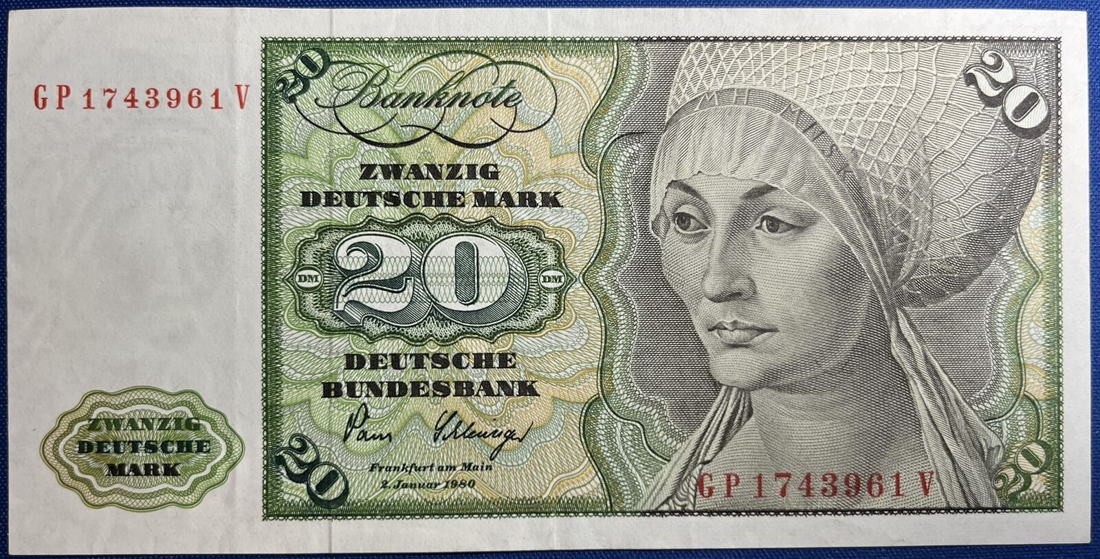 Deutschland BRD 20 Deutsche Mark 1991 20 DM Banknote II | MA-Shops