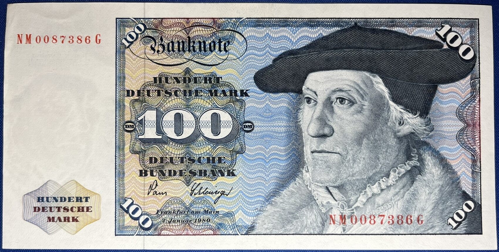 Deutschland BRD 100 Deutsche Mark 1980 100 DM Banknote I-II | MA-Shops