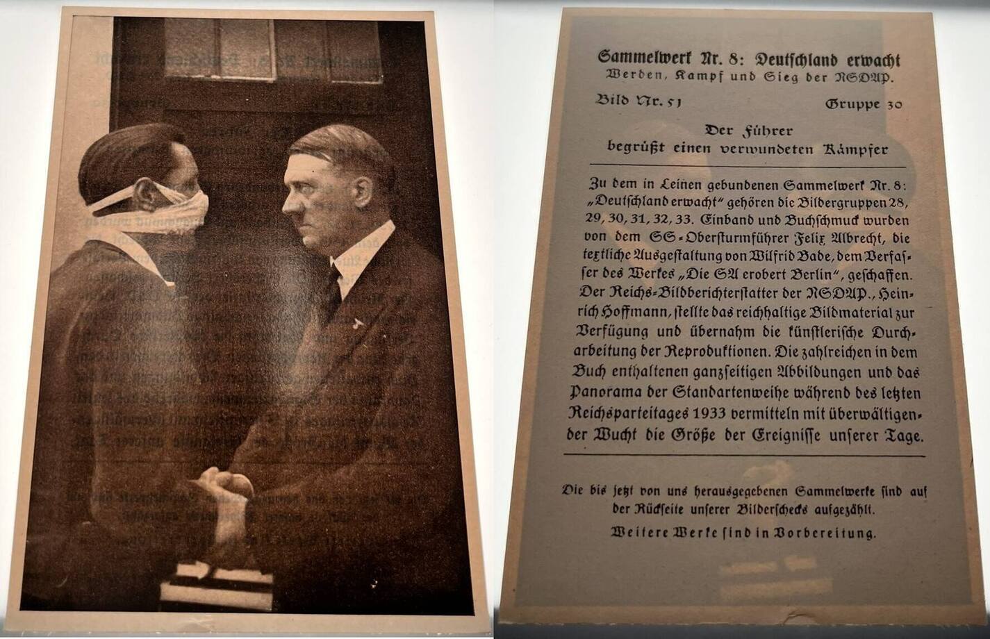 Deutschland - Drittes Reich Propaganda Sammelbild 1933-1945 WWII ...
