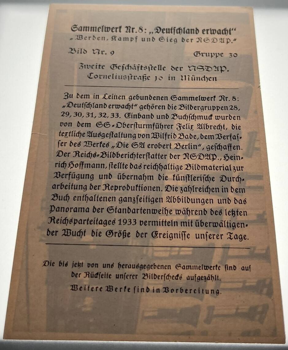 Deutschland - Drittes Reich Propaganda Sammelbild 1933-1945 WWII ...