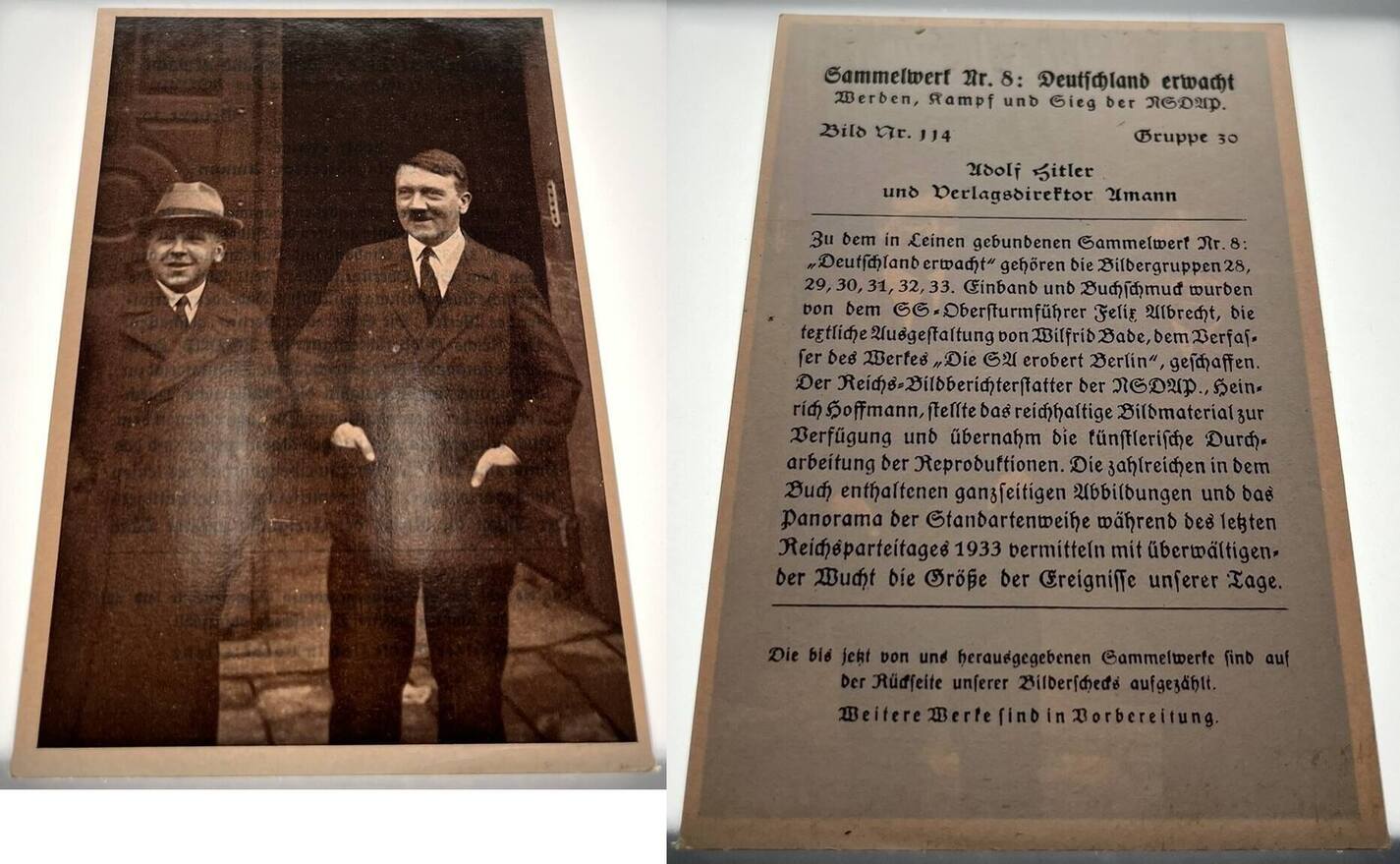 Deutschland - Drittes Reich Propaganda Sammelbild 1933-1945 WWII ...
