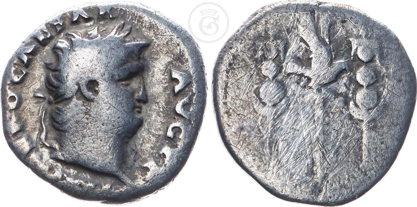 Römische Kaiserzeit 68 n. Chr. Römer - Denarius Kaiser Nero (54-68 ...