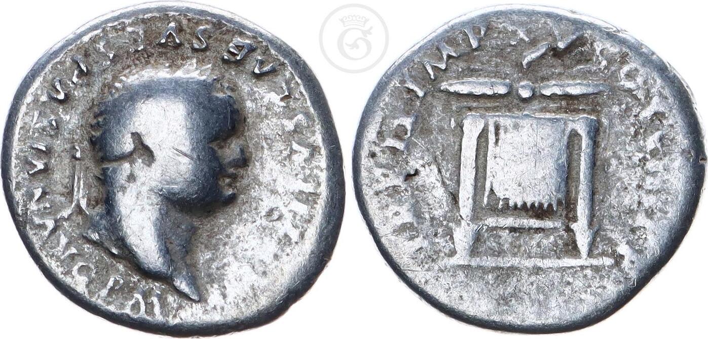 Römische Kaiserzeit 80 Denarius - Rom - Kaiser Titus (79-81) schön | MA ...