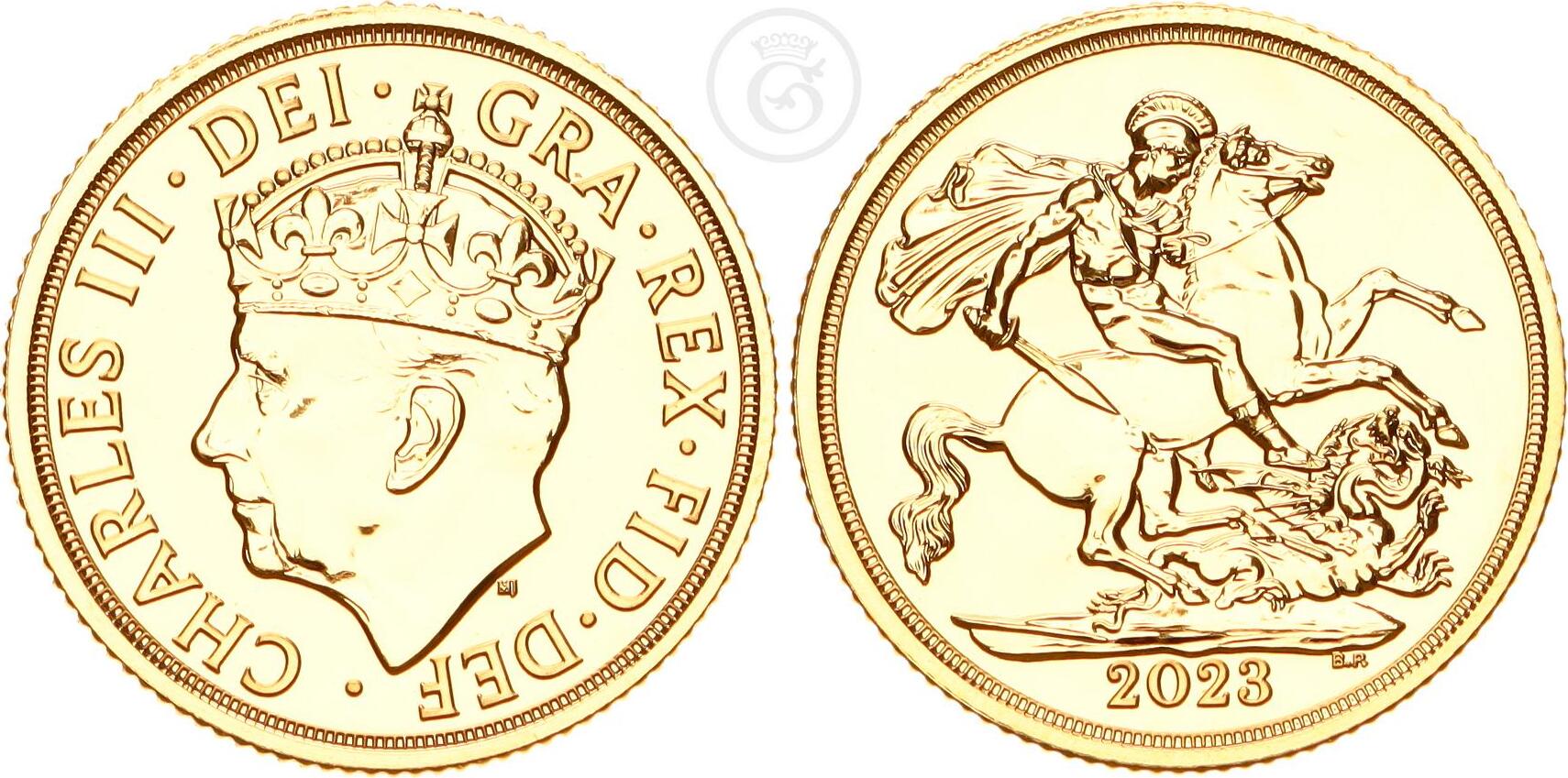 Großbritannien 1 Sovereign 2023 Krönung King Charles - London - England ...