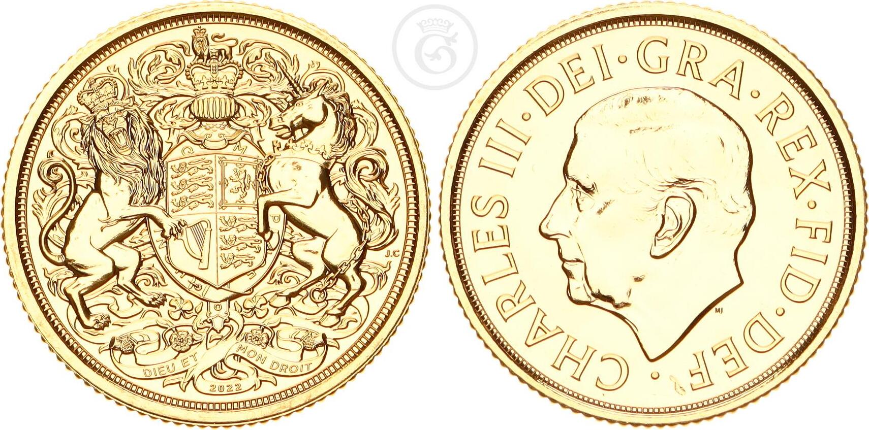 Großbritannien 1 Sovereign 2022 Krönung King Charles - London - England ...