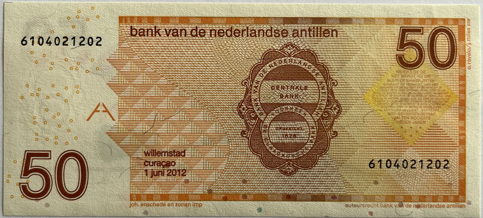 Nederlandse-Antillen 50 gulden 2012 UNC | MA-Shops
