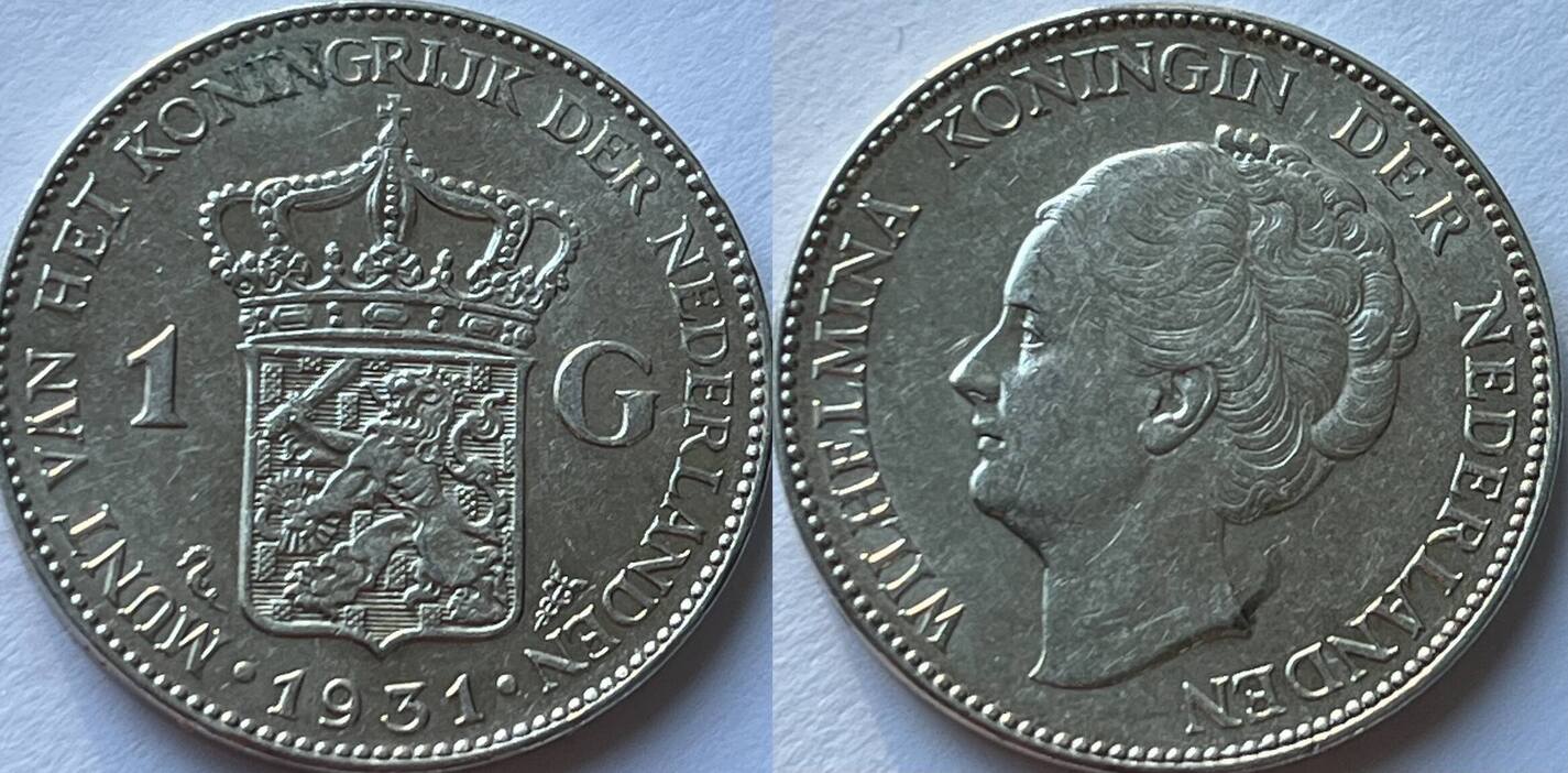 Nederland een gulden 1931 VZ | MA-Shops