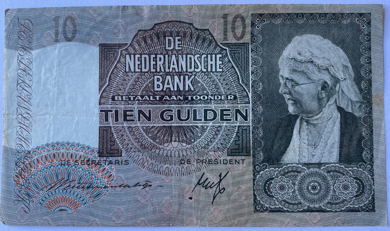 Nederland Tien gulden 1940 SS | MA-Shops