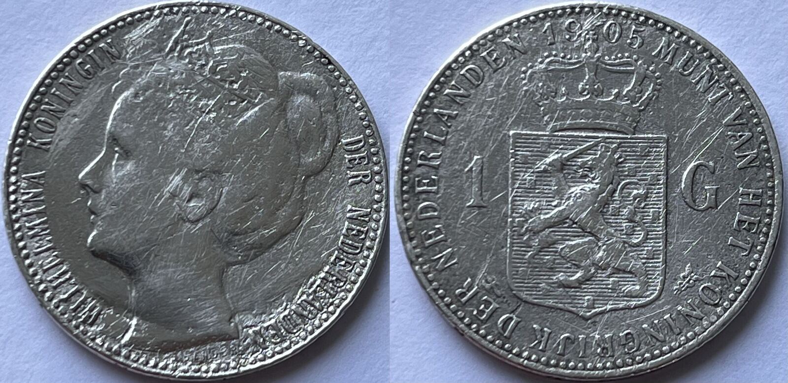 Nederland een gulden 1905 S- | MA-Shops