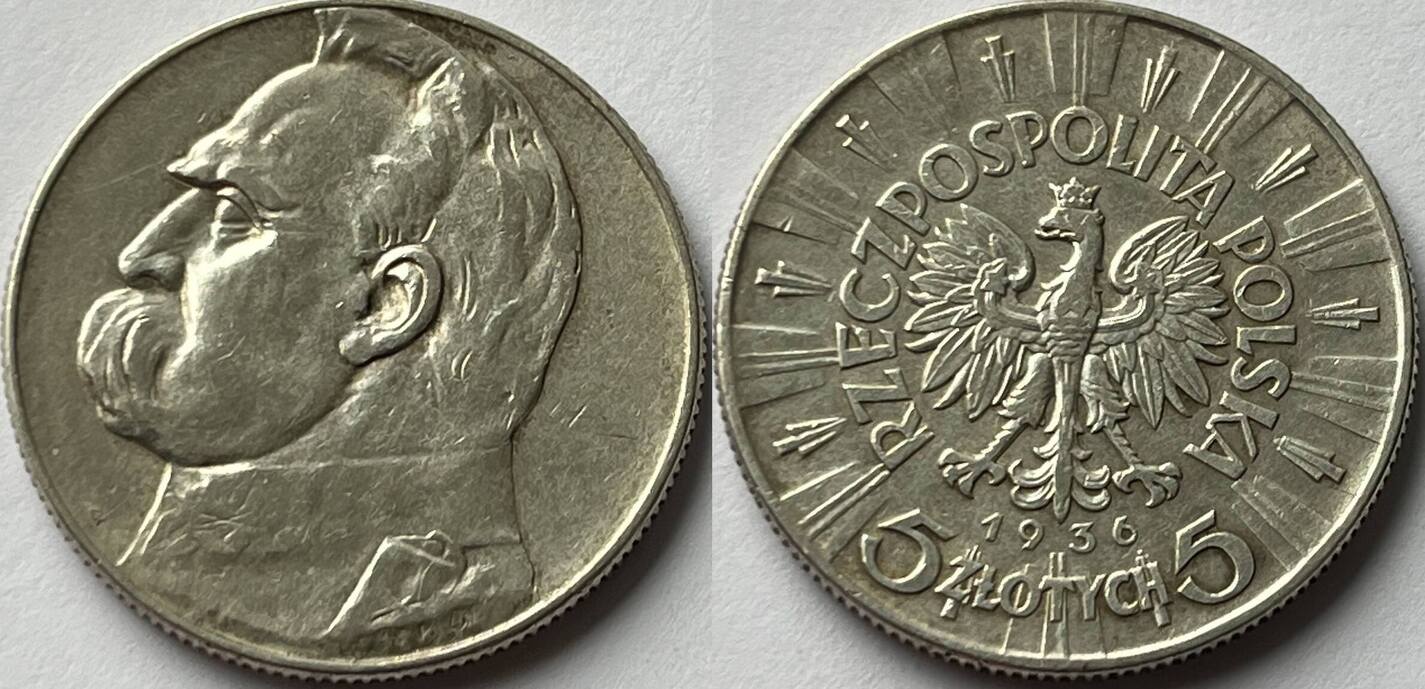 Poland five zloty 1936 VZ | MA-Shops