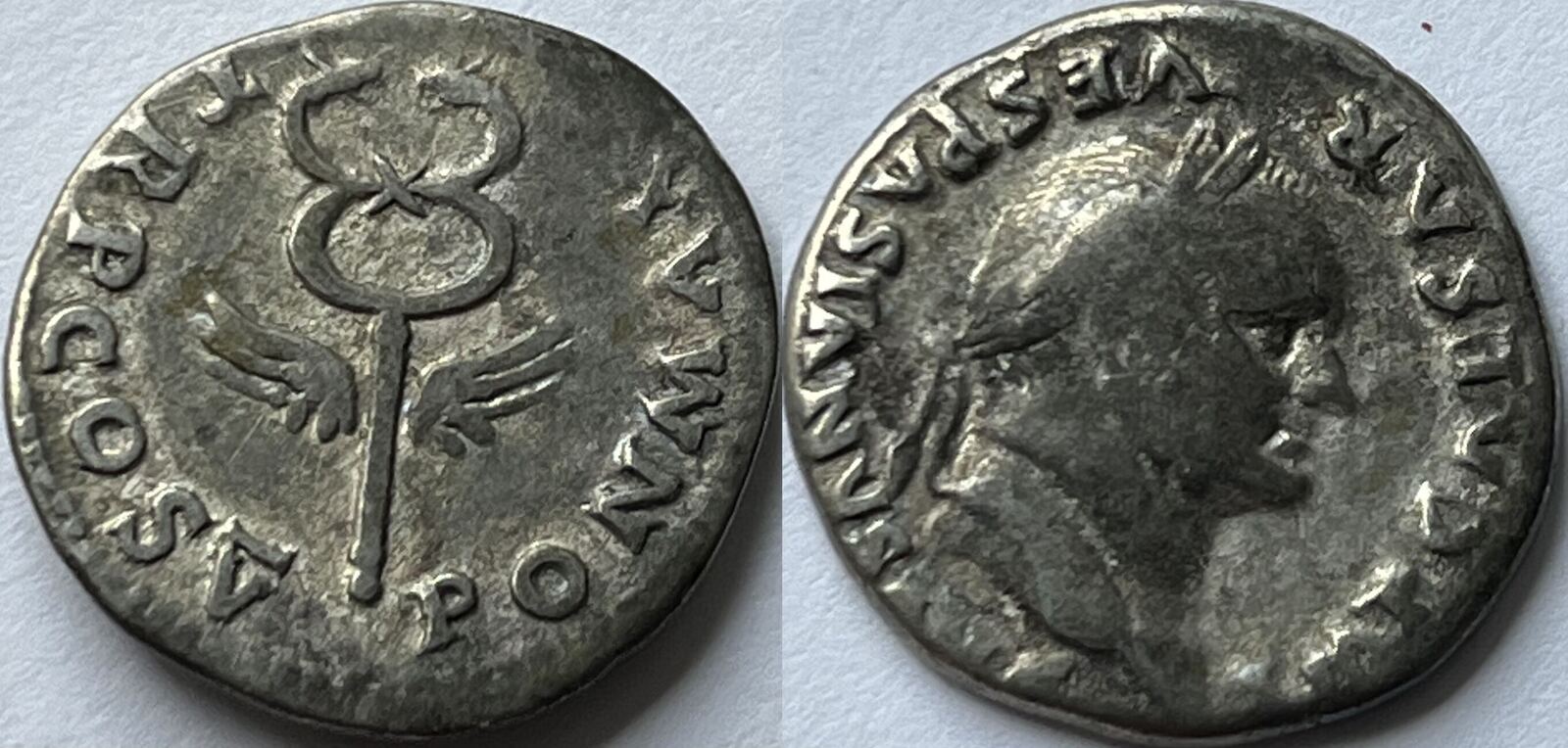 Roman Empire denarius ND Vespasian (69-79) SS | MA-Shops