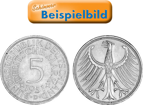 5 Deutsche Mark 1951 Deutschland circuliert | MA-Shops