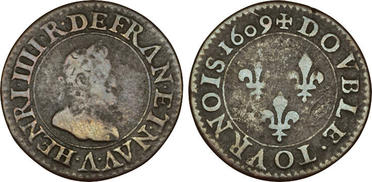 2 Tournois 1609 Frankreich sehr schön - | MA-Shops