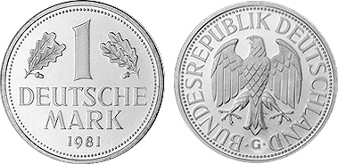 1 Deutsche Mark 1981 Deutschland | MA-Shops