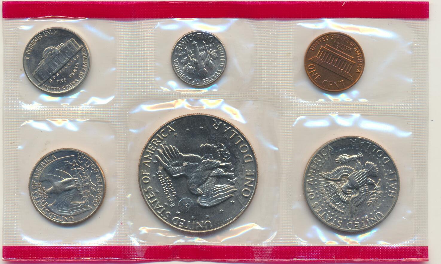 USA 1978 Denver UNCIRCULATED 6 Coin Set in orig. Folie | MA-Shops