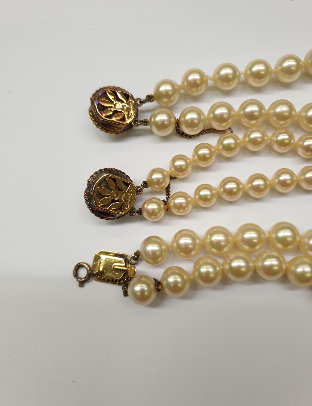 Perlencollier Perlenarmband Perlenset Armband Colliar 925er Silber ...