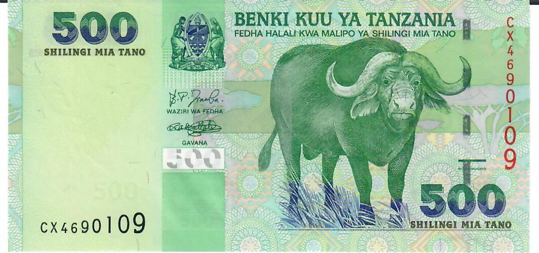 Tansania 500 Shilingi Mia Tano o.D. Banknote Geldschein unc | MA-Shops