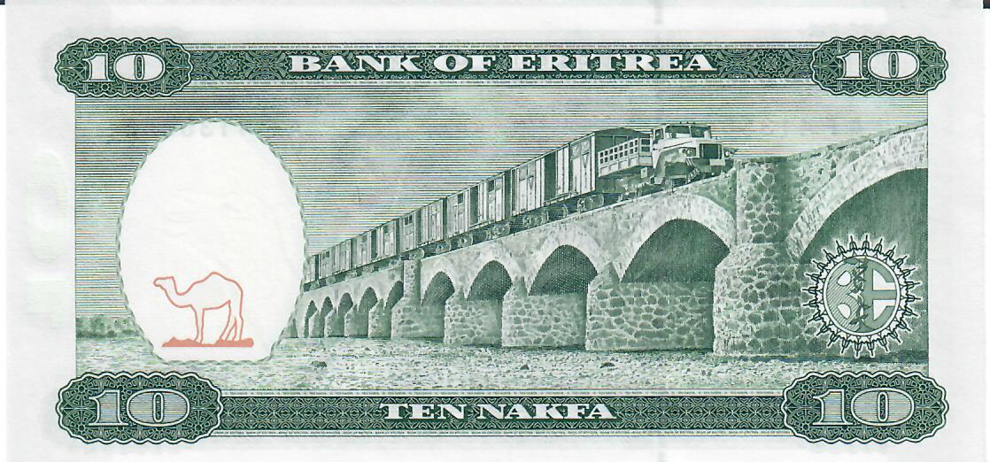 Eritrea 10 Nakfa 1997 Banknote Geldschein unc | MA-Shops