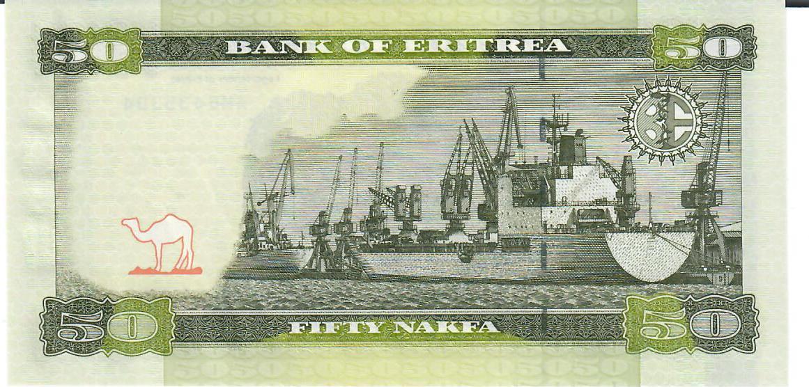 Eritrea 50 Nakfa 2011 Banknote Geldschein unc | MA-Shops