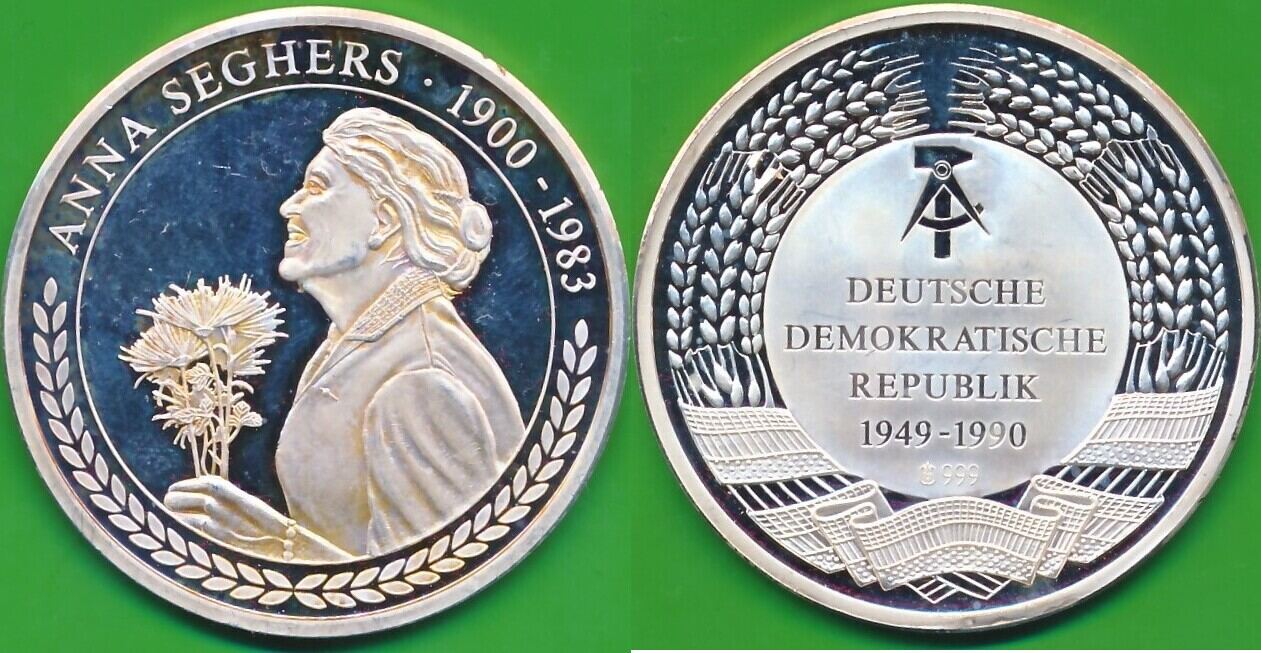 Deutschland DDR Medaille Silbermedaille 999er Silber 1949-1990 Anna ...