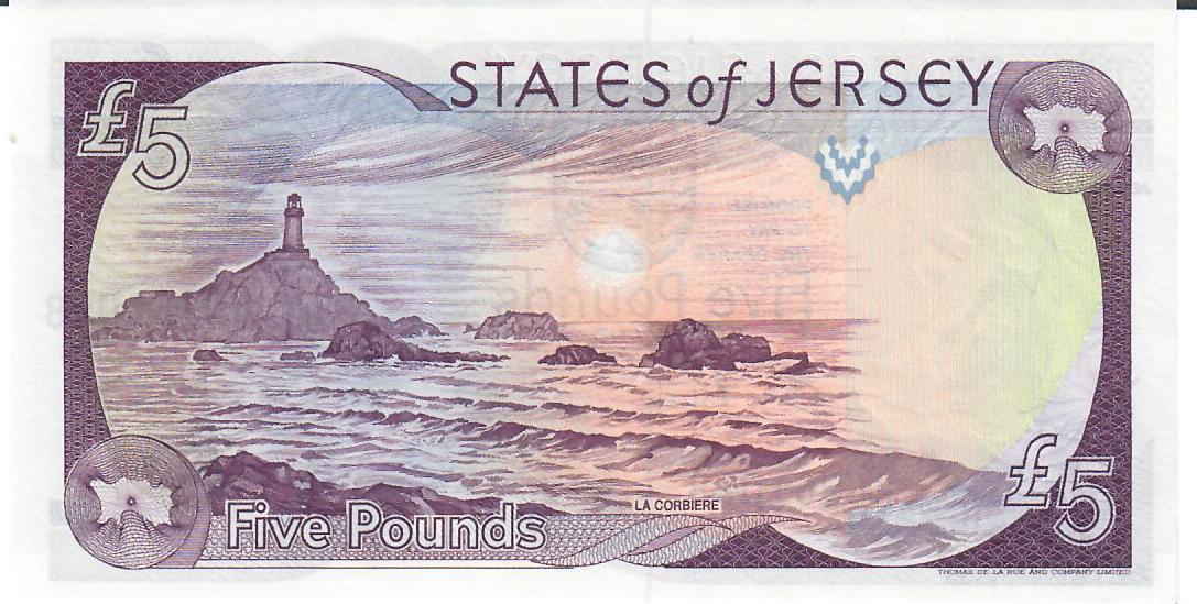 Jersey 5 Pounds o.D.(2000) Banknote Geldscheine unc | MA-Shops