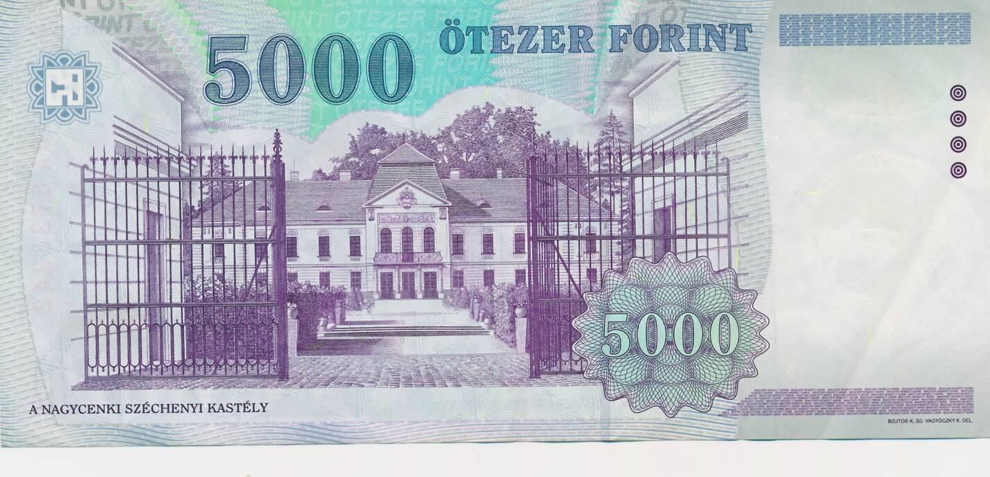 Ungarn 5000 Forint 1999 Geldschein Banknote Ötezer Forint Magyar ...