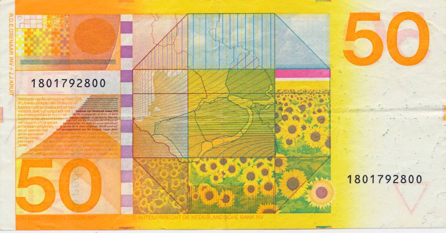 Niederlande 50 Gulden 1982 Geldschein Banknote III | MA-Shops