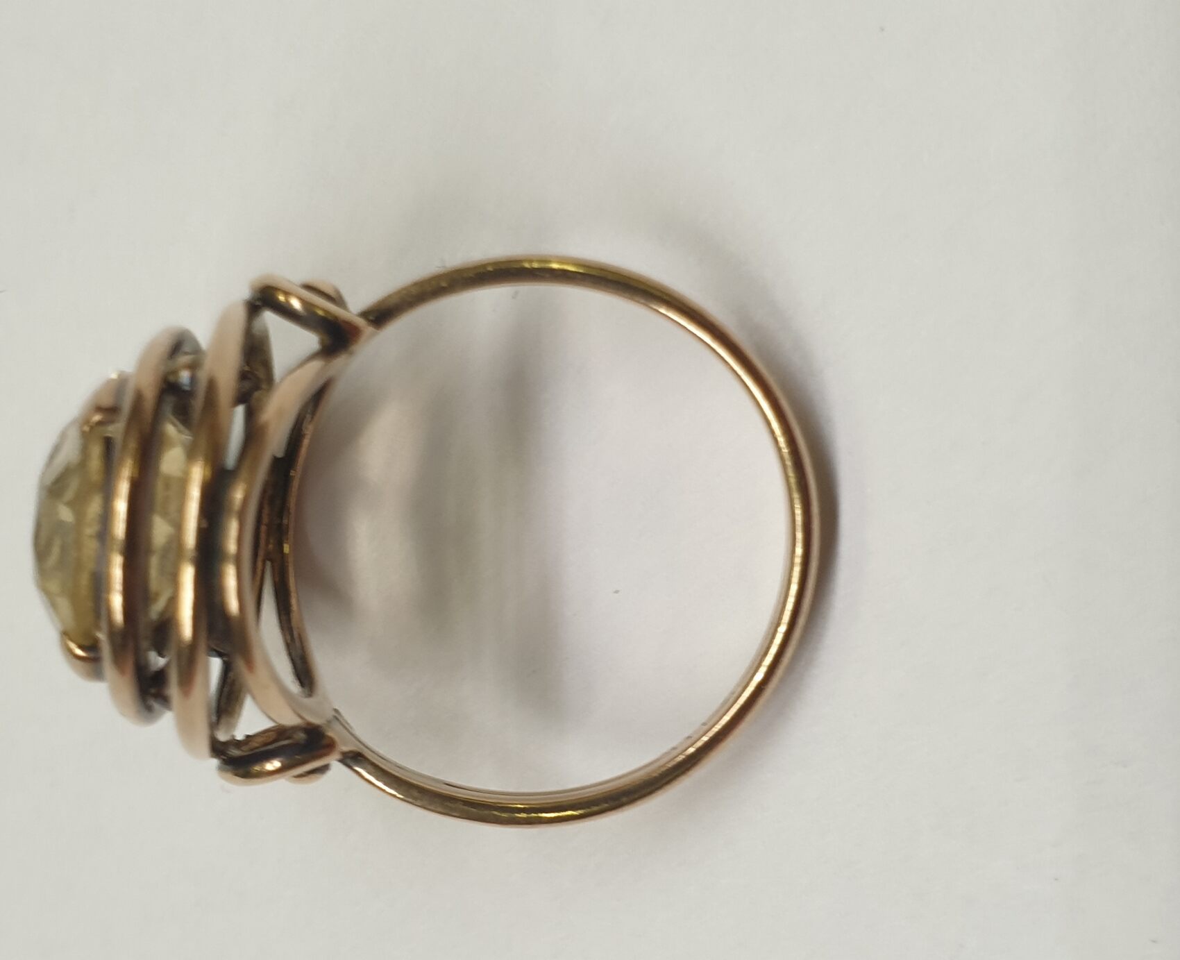 Goldschmuck 8K Gold Ring 333er Gelbgold Goldring mit Halbedelstein ...