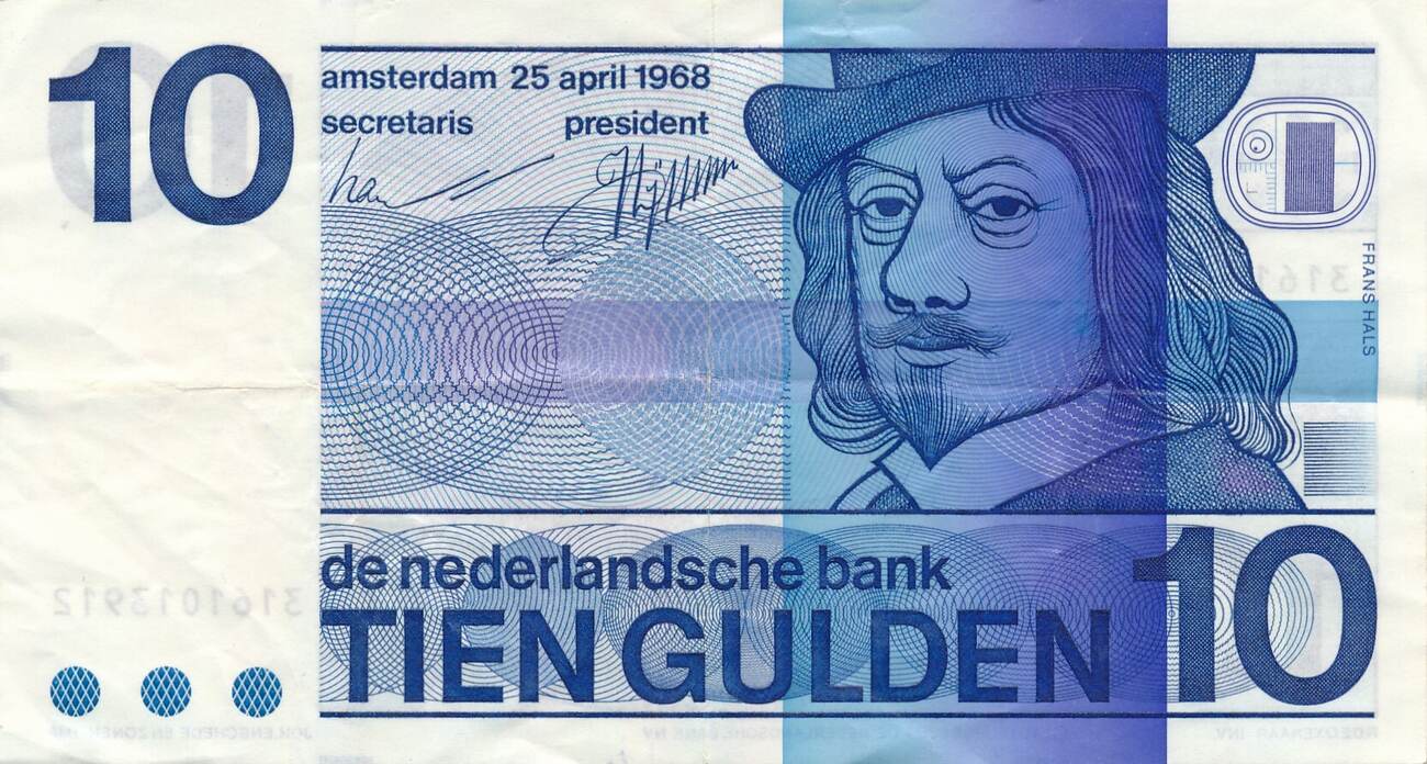 Niederlande 10 Gulden 1968 Tien Gulden III | MA-Shops