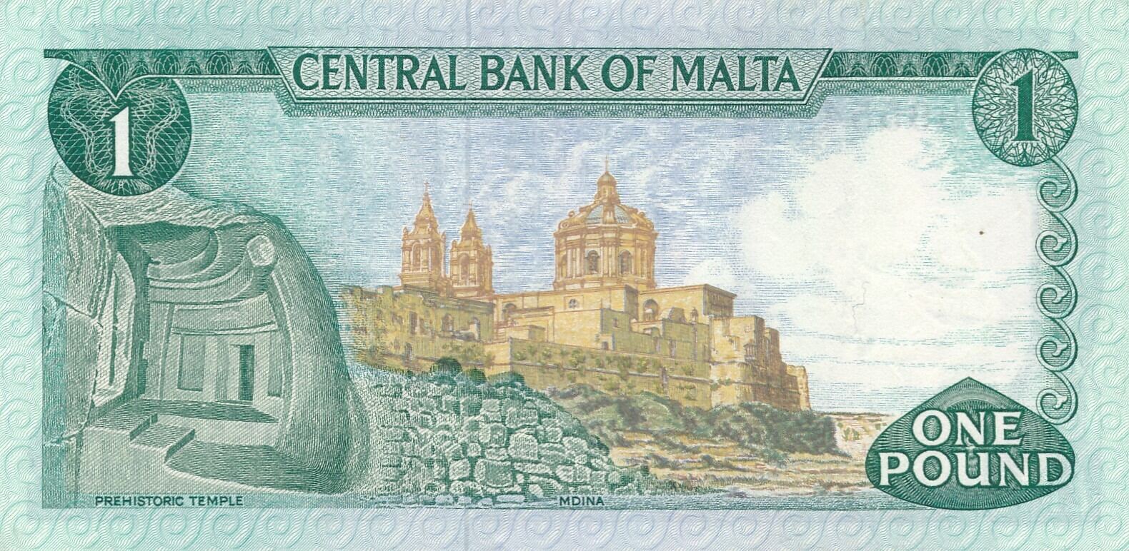 Malta 1 Pound Lira 1967 (1973) unc | MA-Shops